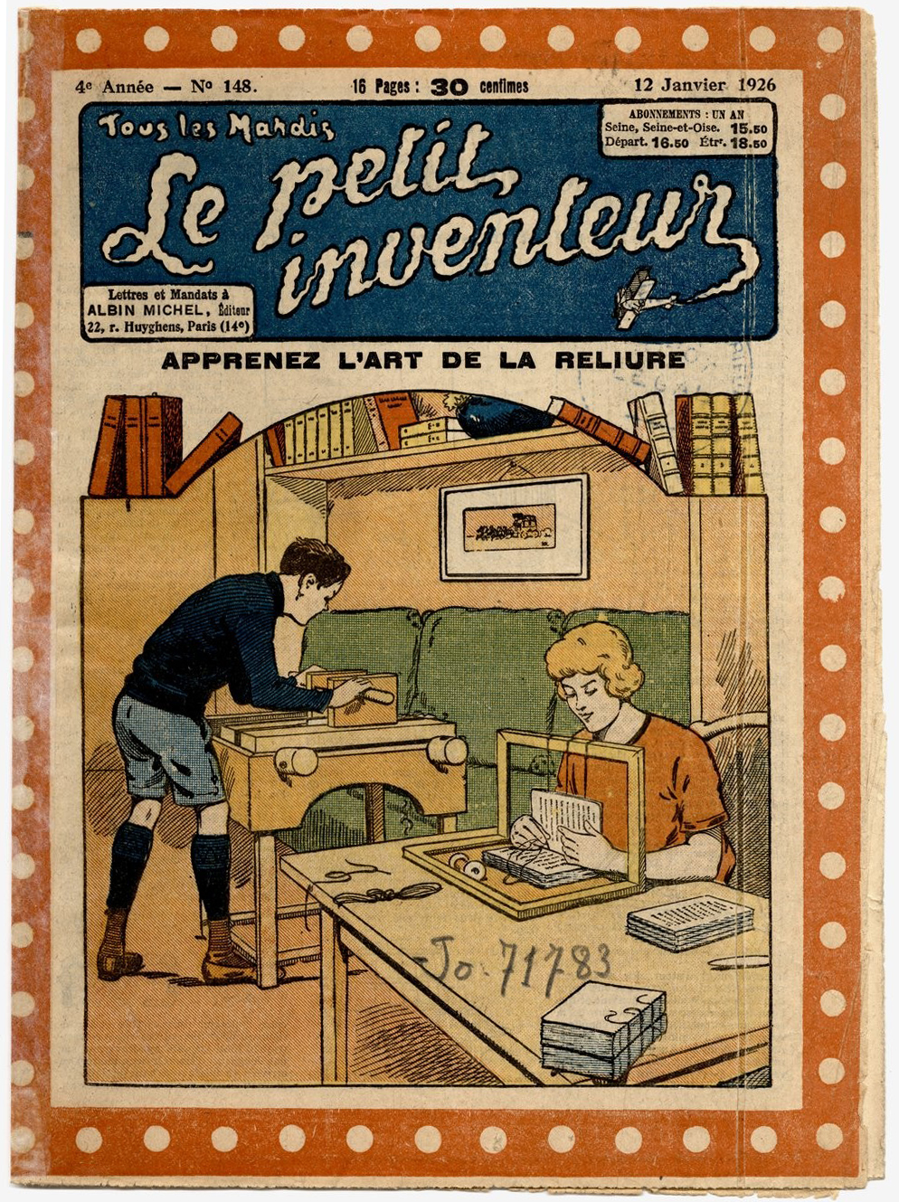 El pequeño inventor. Aprender el arte de la encuadernación | Artes del ...